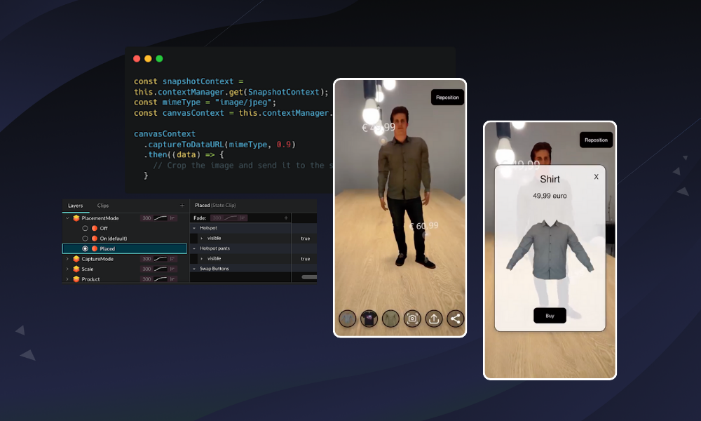Virtual try-ons made easy with AI and WebAR